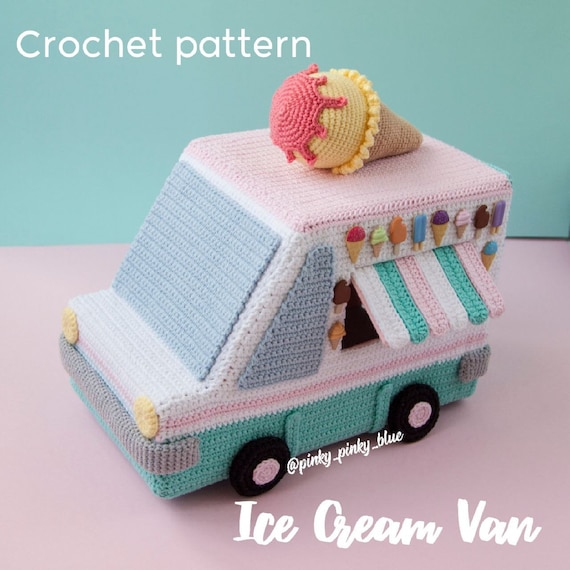 Ice Cream Van Crochet Pattern - Etsy