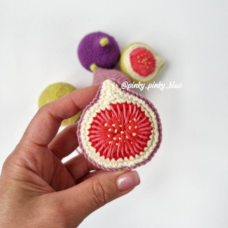 Fig Fruit Crochet Pattern - Etsy UK
