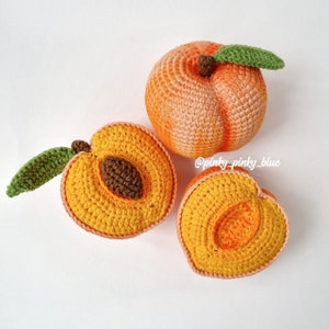 Peach Crochet Pattern - Etsy
