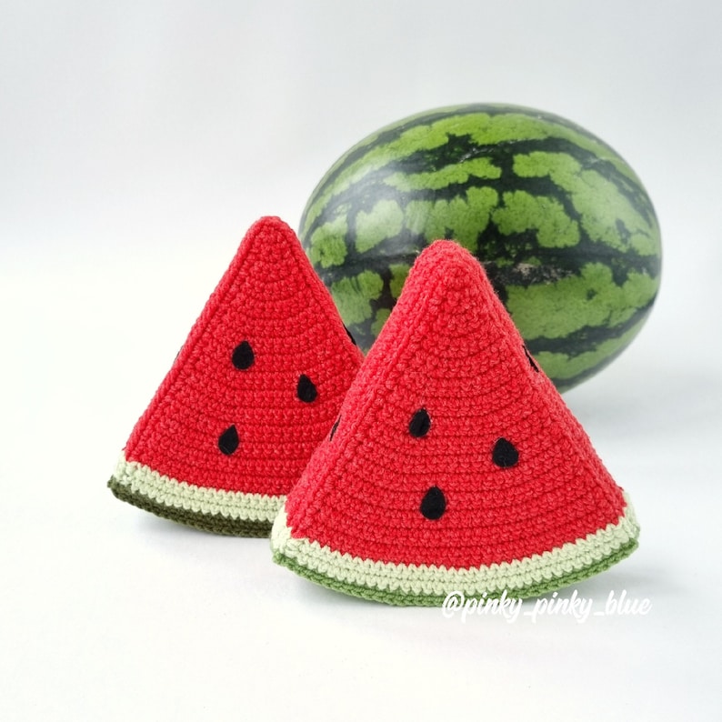 Watermelon Slices Crochet Pattern - Etsy