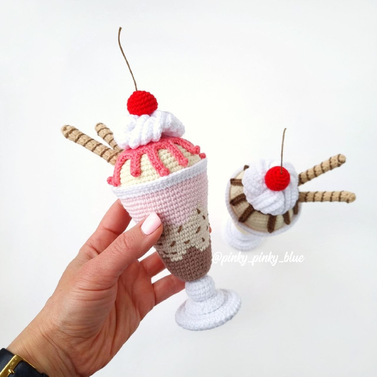 Ice Cream Dessert Crochet Pattern - Etsy