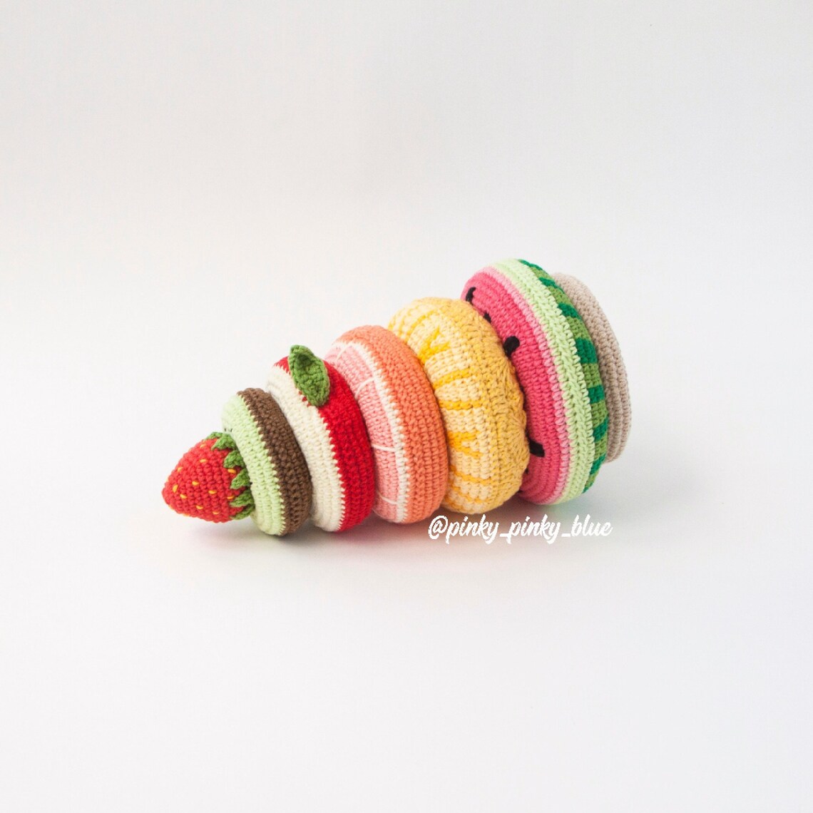 Fruit Stacking Toy Crochet Pattern - Etsy
