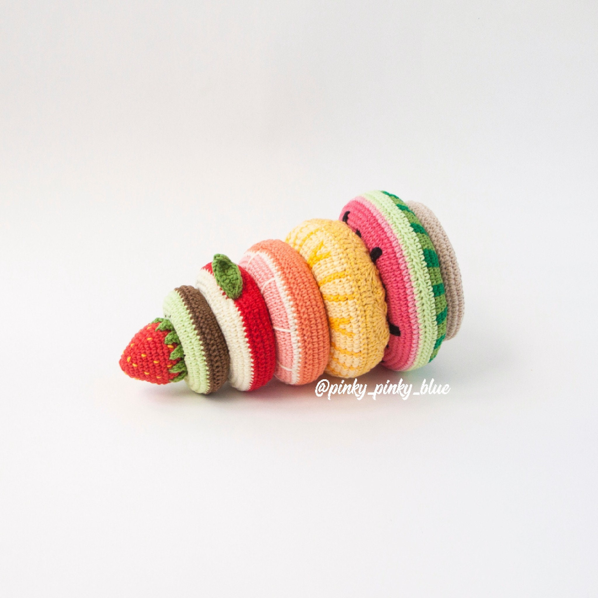 Fruit Stacking Toy Crochet Pattern - Etsy