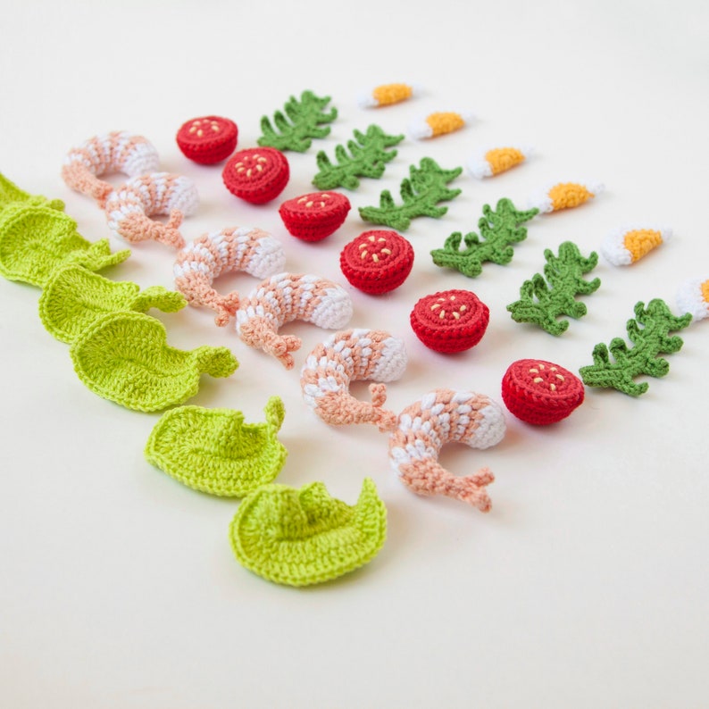 Shrimp Salad Crochet Pattern - Etsy