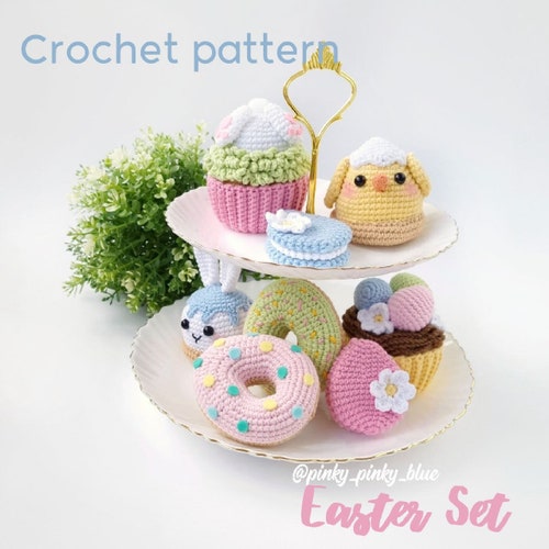 Crochet Gingham Plaid Bunny Spring Easter Placemat Pattern PDF - Etsy