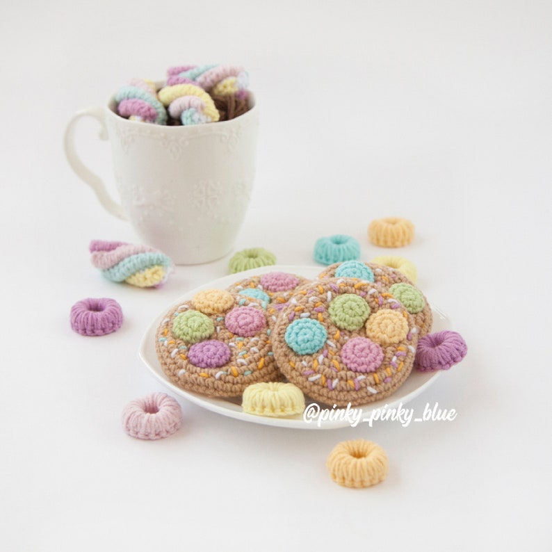 Pastel Mini Sweets Set Crochet Pattern - Etsy