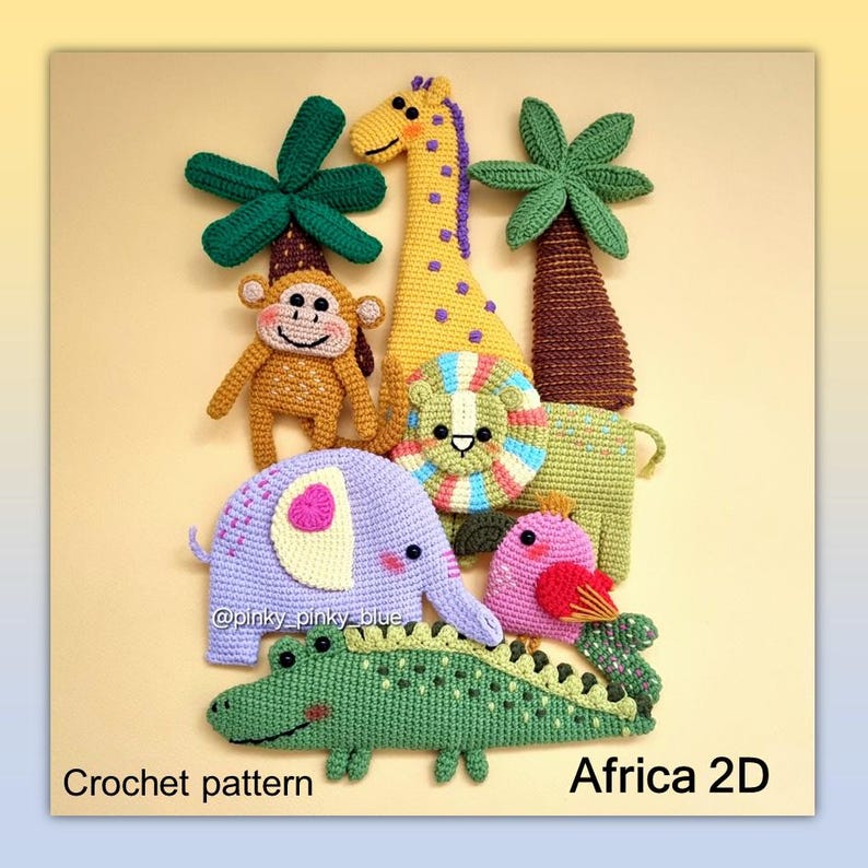 Africa 2D PDF Crochet Pattern - Etsy