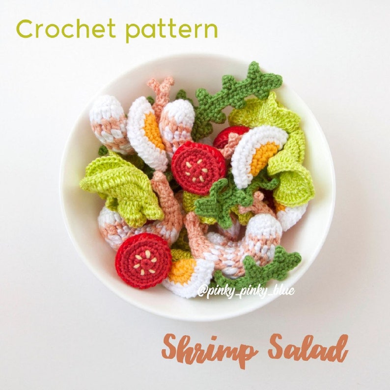 Shrimp Salad Crochet Pattern - Etsy