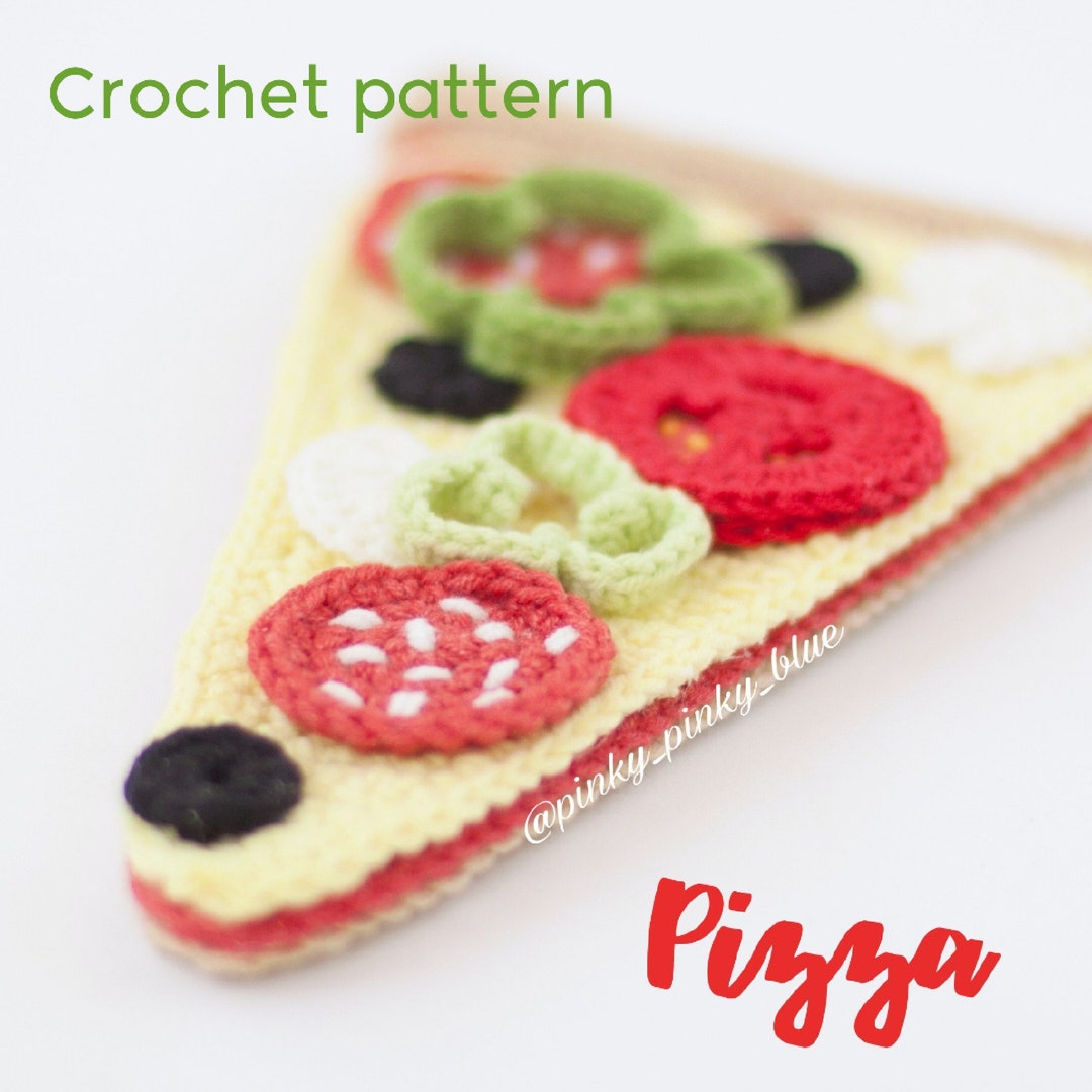 Pizza Crochet Pattern - Etsy
