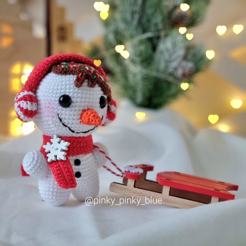 Sweetie the Snowman Crochet Pattern - Etsy