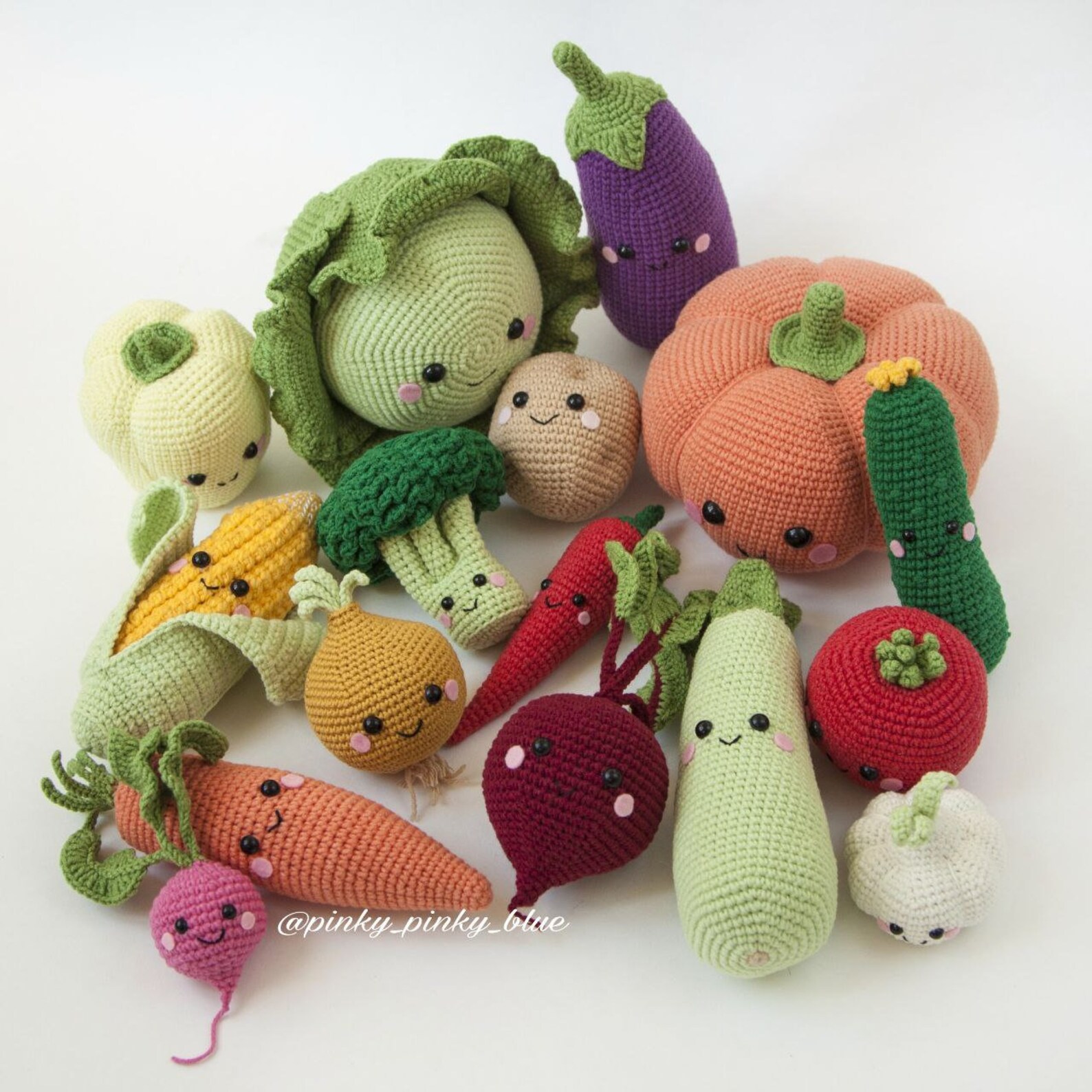 Vegetables Crochet Pattern - Etsy
