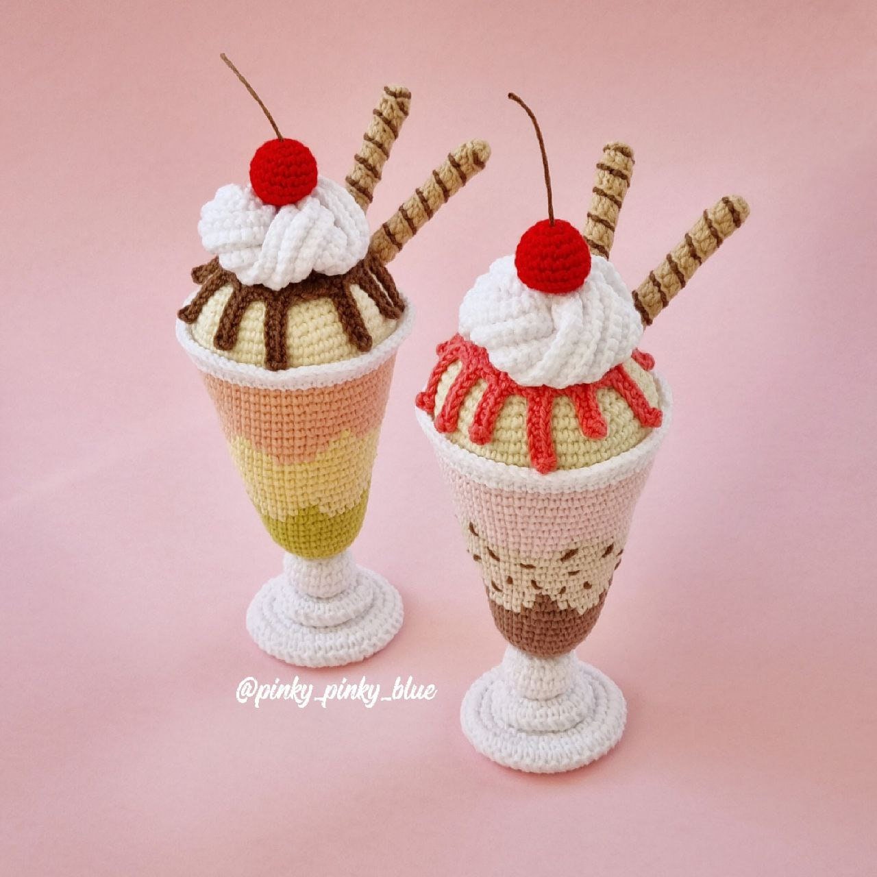 Ice Cream Dessert Crochet Pattern - Etsy
