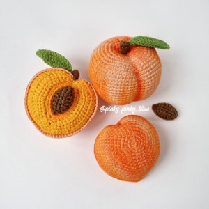 Peach Crochet Pattern - Etsy