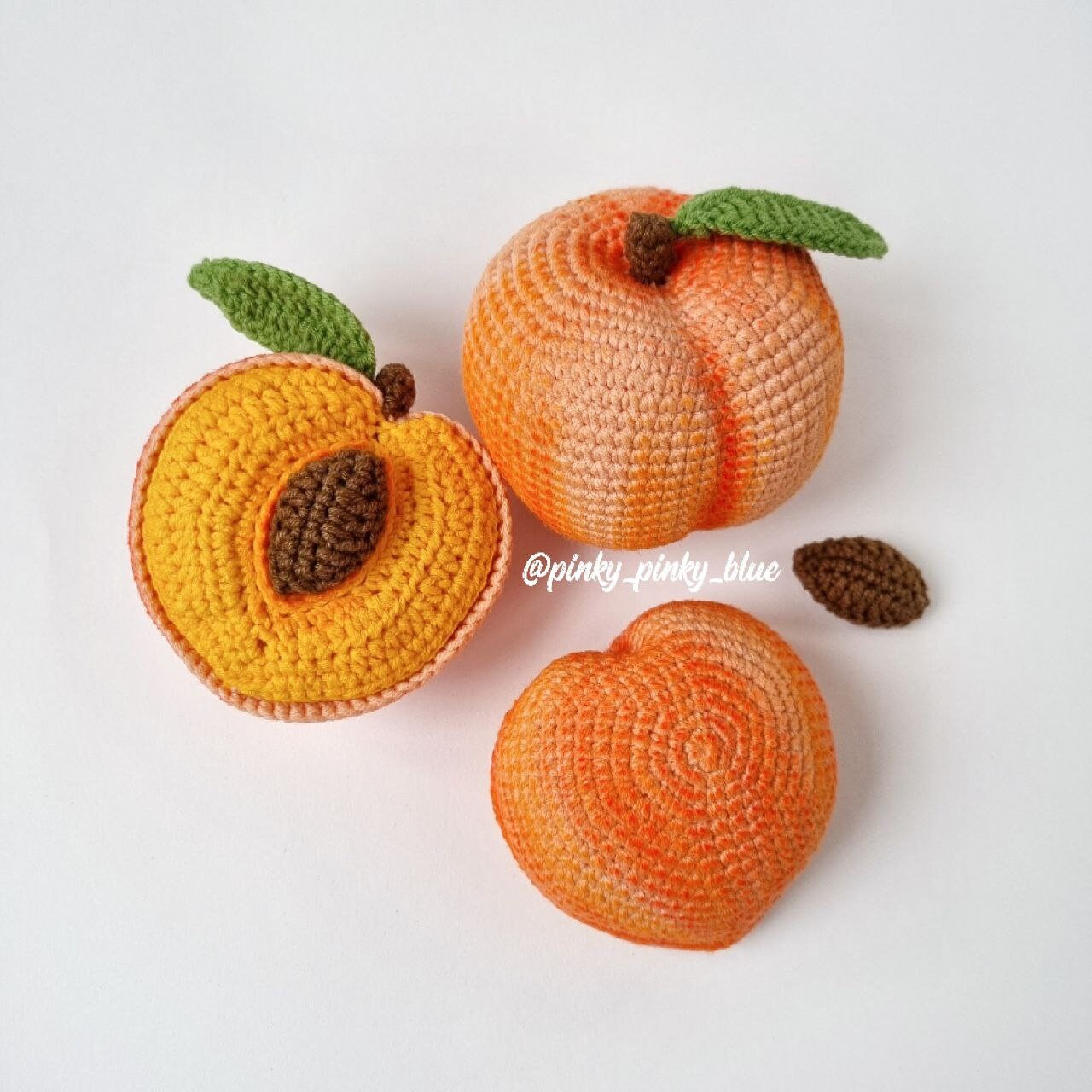 Peach Crochet Pattern - Etsy