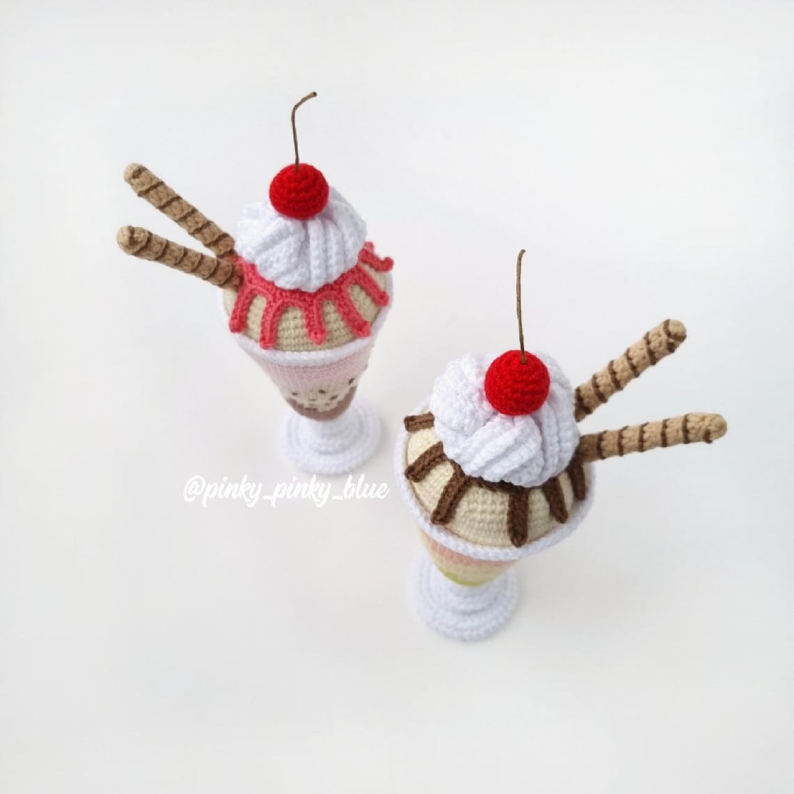 Ice Cream Dessert Crochet Pattern - Etsy
