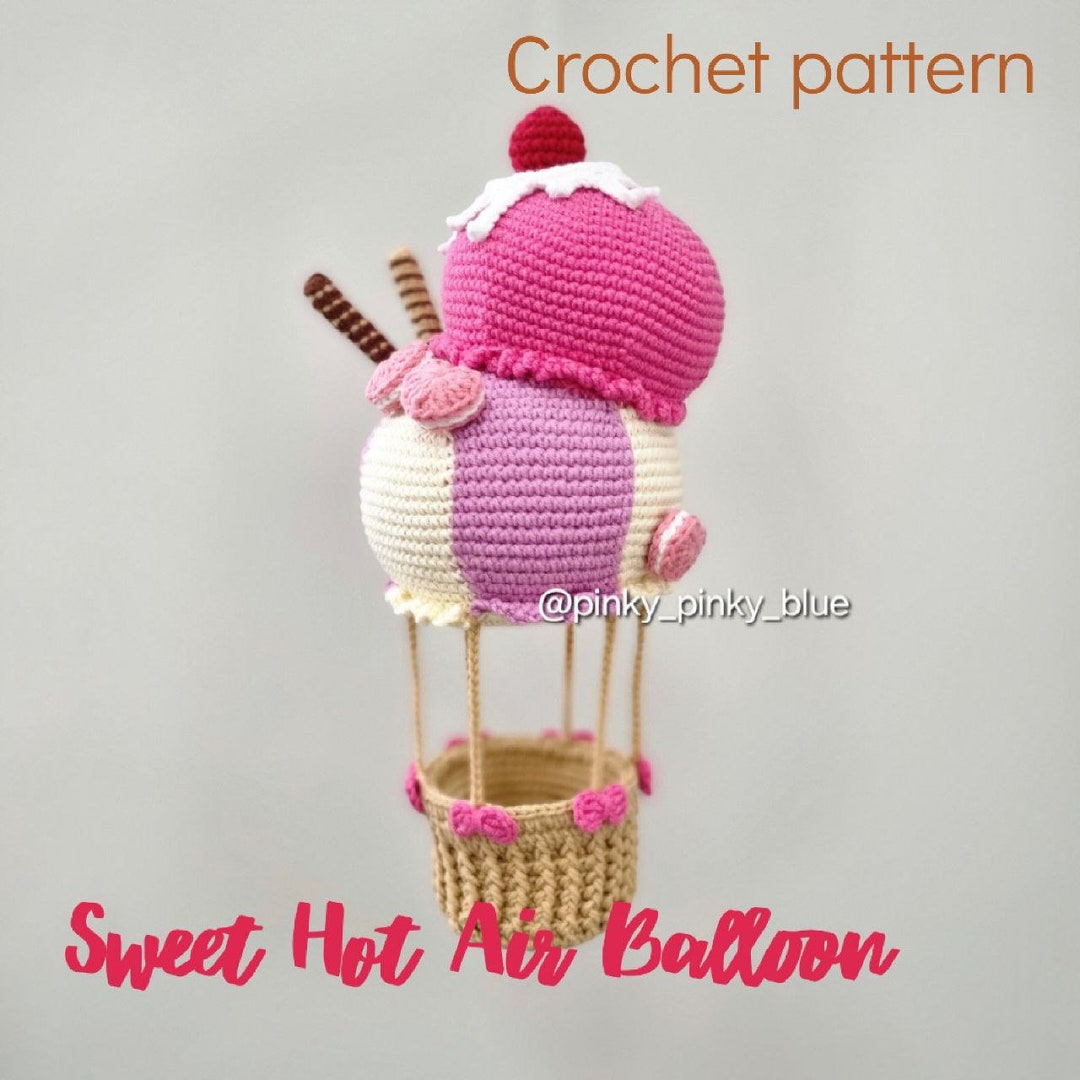Sweet Hot Air Balloon Crochet Pattern - Etsy