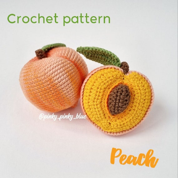 Peach Crochet Pattern - Etsy