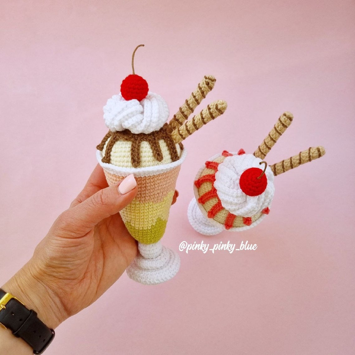 Ice Cream Dessert Crochet Pattern - Etsy