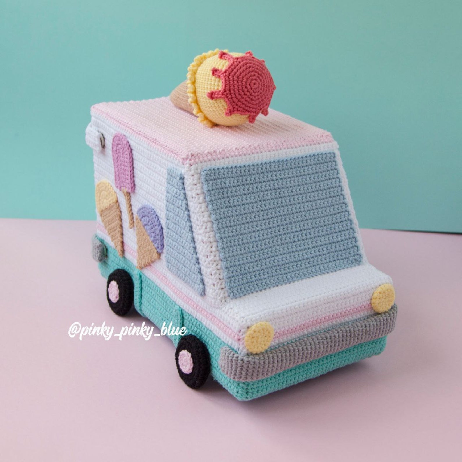 Ice Cream Van Crochet Pattern - Etsy