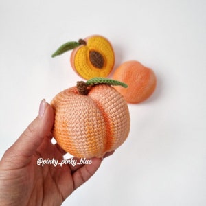 Peach Crochet Pattern - Etsy