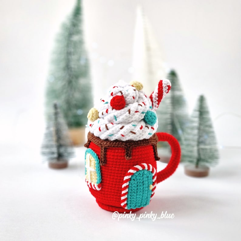 Christmas Mug House Crochet Pattern - Etsy