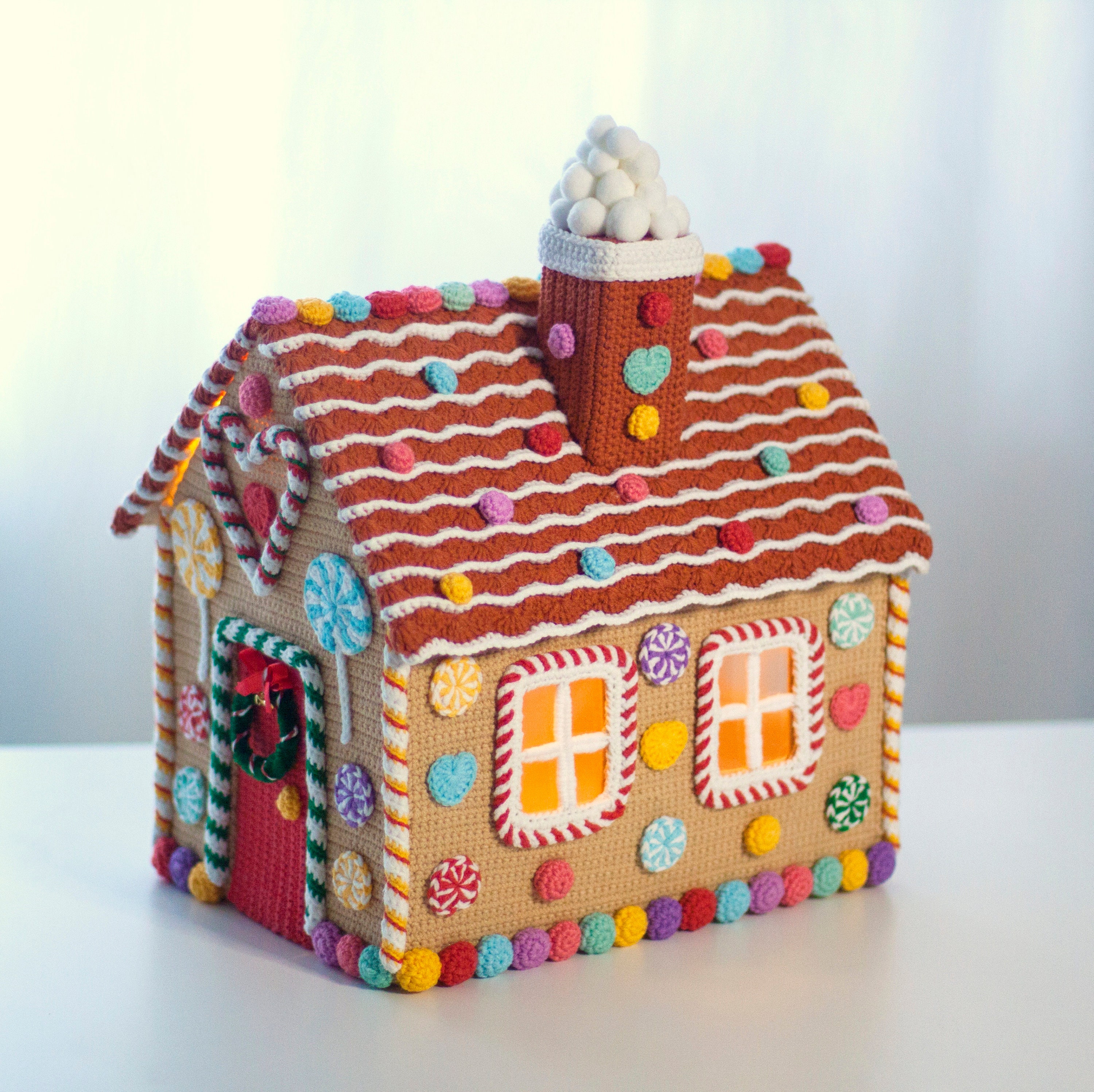 Gingerbread House Crochet Pattern - Etsy UK