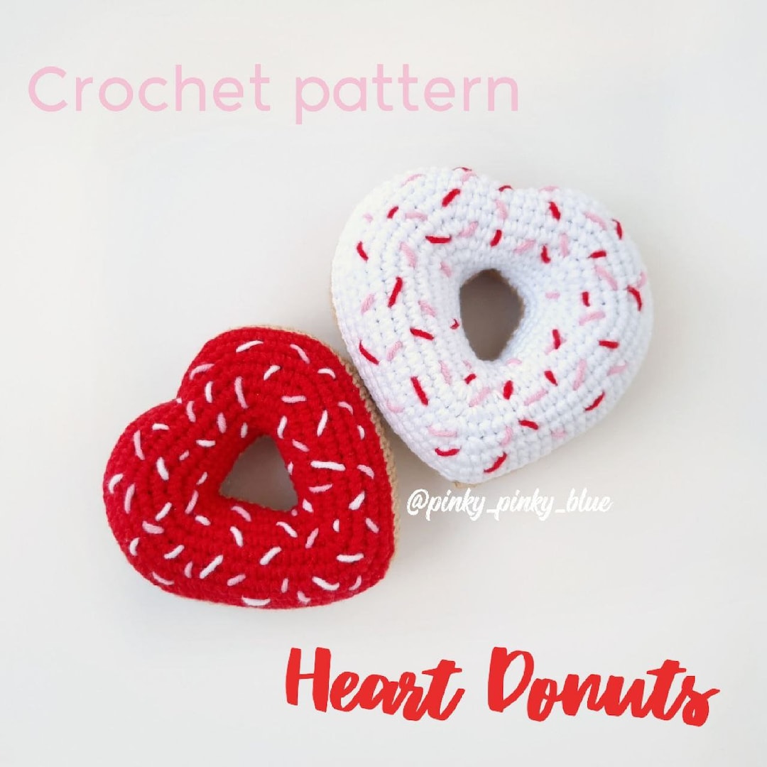 Heart Donuts Crochet Pattern - Etsy
