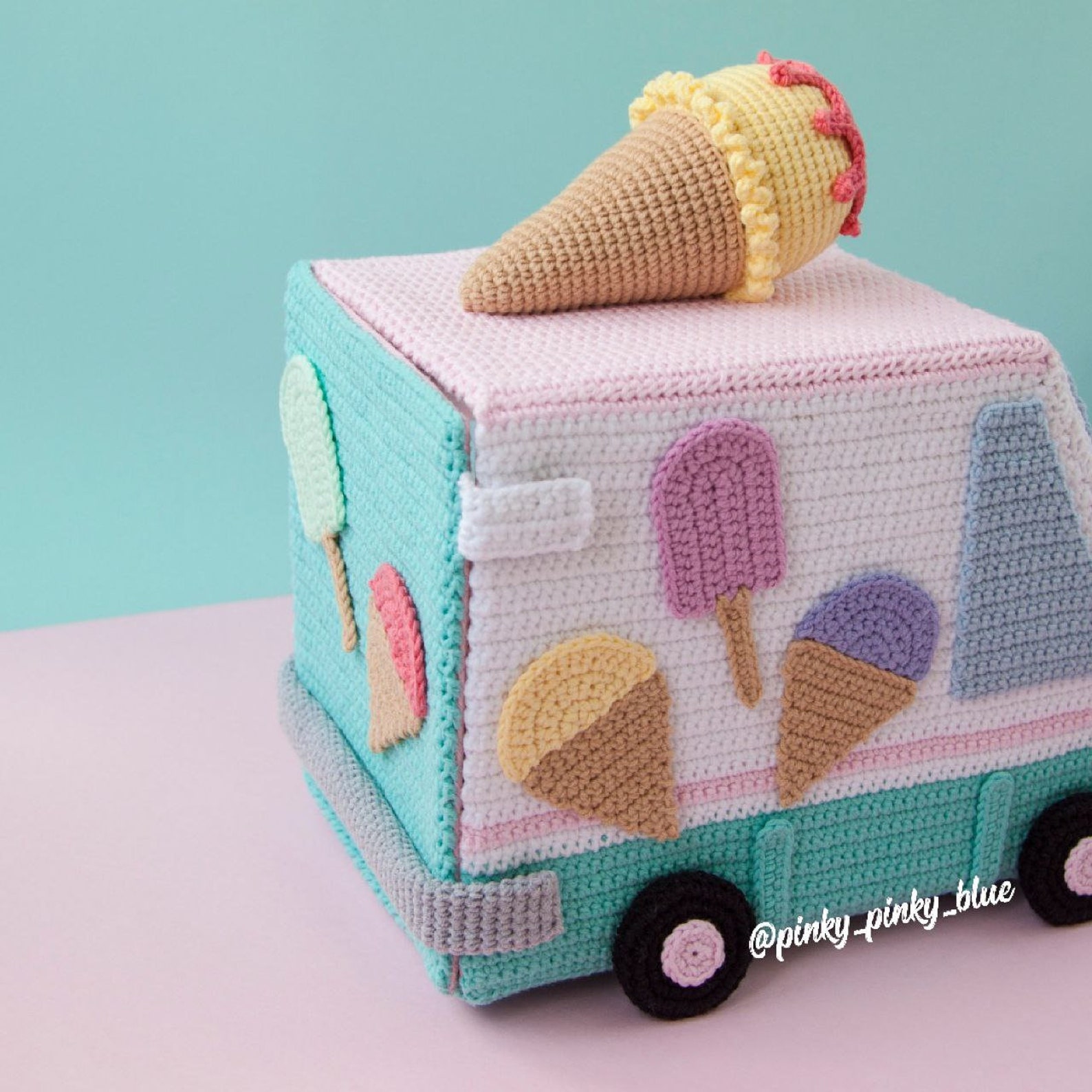 Ice Cream Van Crochet Pattern - Etsy
