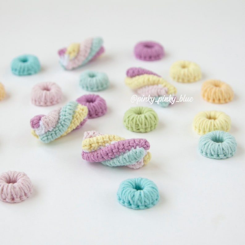 Pastel Mini Sweets Set Crochet Pattern - Etsy UK