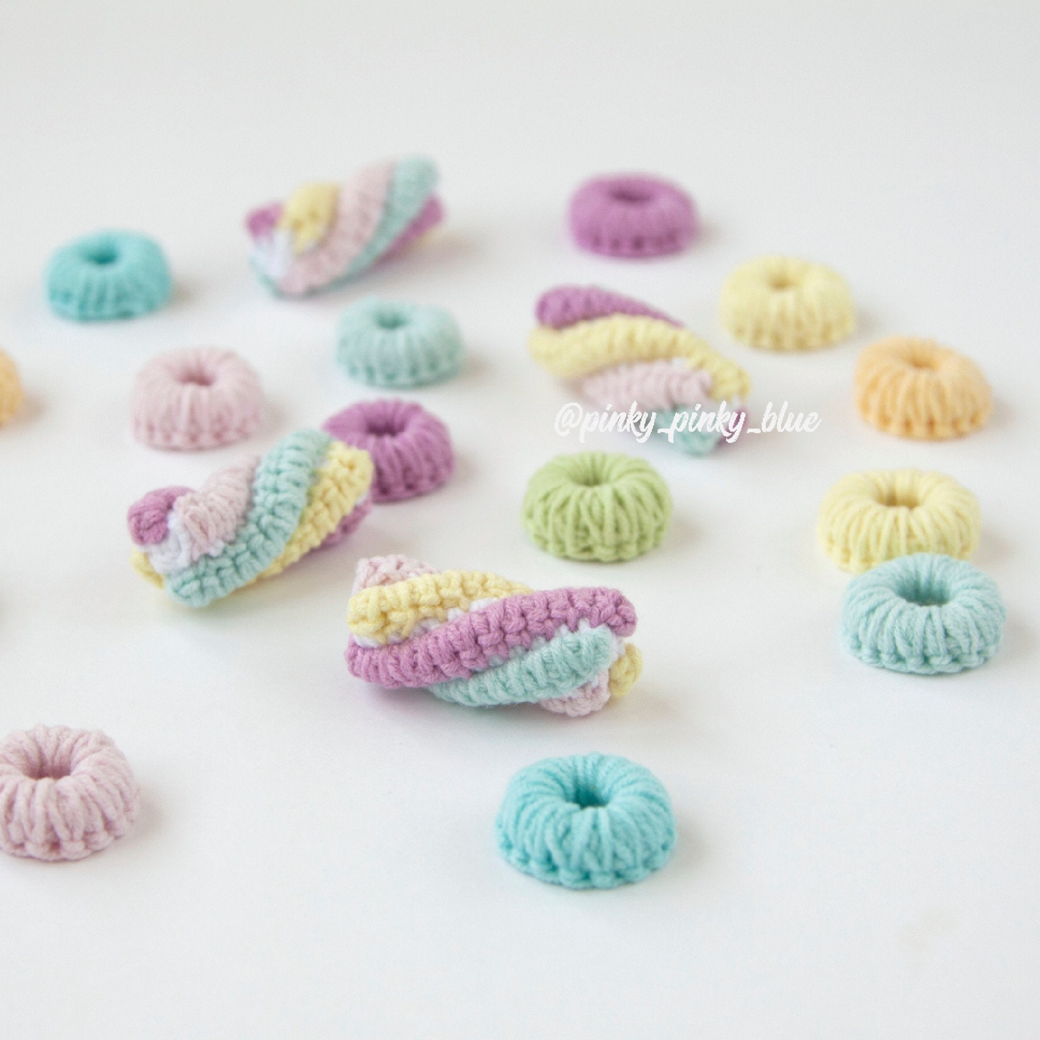 Pastel Mini Sweets Set Crochet Pattern - Etsy UK