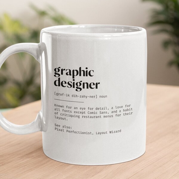 Graphic Designer Mug - Etsy