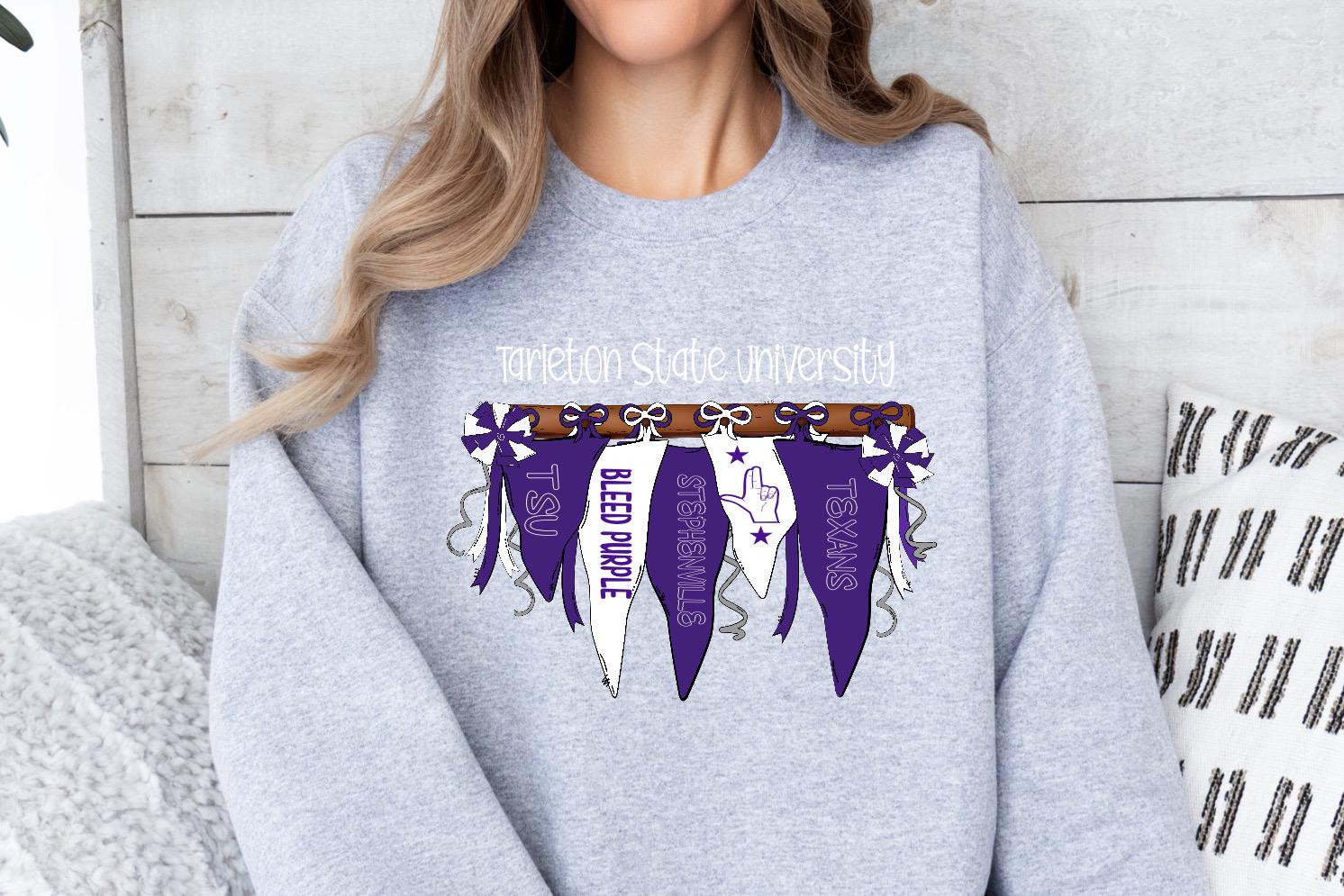 Tarleton State University , College Shirts, Tarleton, Banner - Etsy