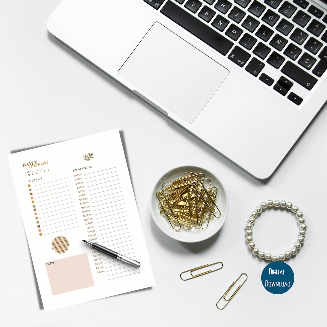 Printable to Do List Check List Simple Tasks Planner Check - Etsy