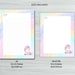 Unicorn Printable Stationery Paper, Lined and Unlined, A4 and Letter ...