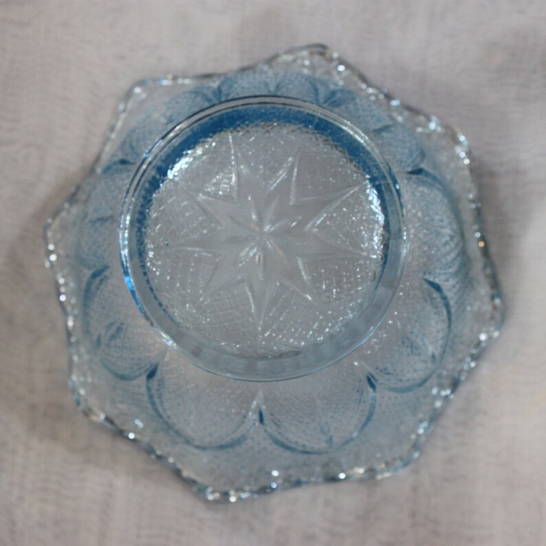 Vintage Fenton Princess House Pattern Decorative Bowl With - Etsy