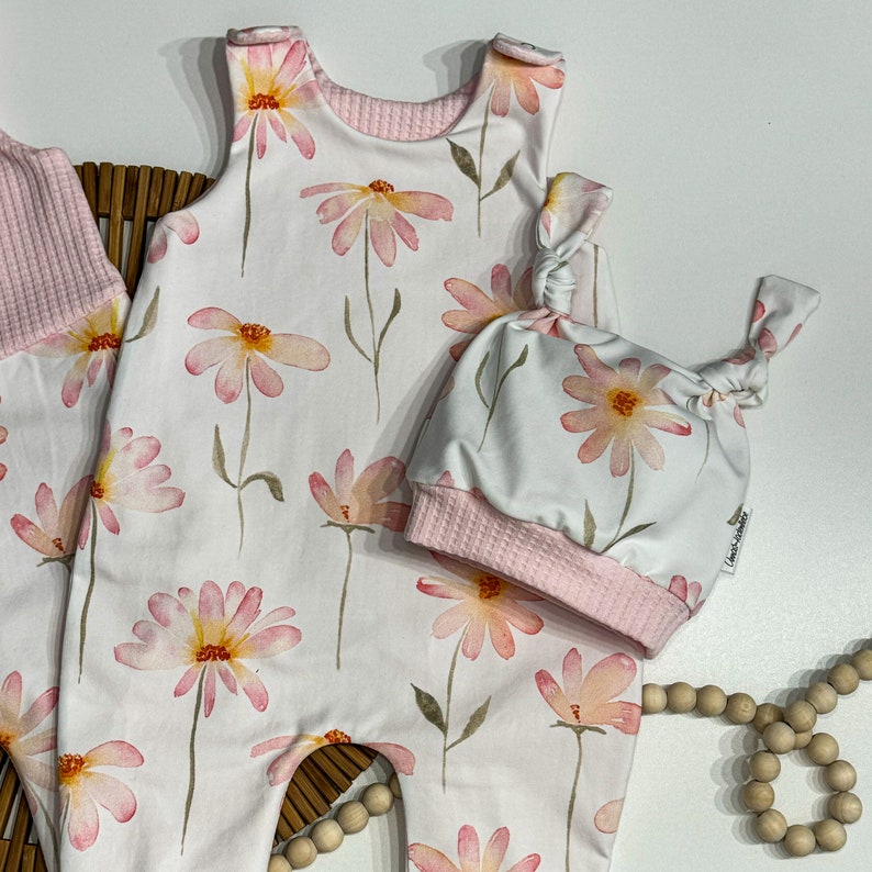Romper in Delicate Pink Cute Baby Clothes for Spring and Summer With ...