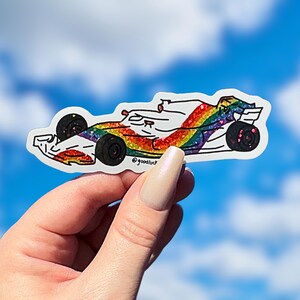 F1 Sticker | Gay Pride F1 Car Sticker Cute F1 Sticker for Notebooks ...