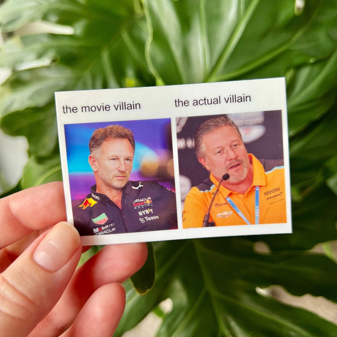 F1 Villain Meme Sticker F1 Sticker for Laptops and Water - Etsy UK