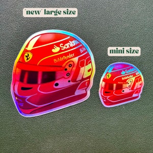 Helmet Stickers - Large F1 | Cute Formula One Sticker for Notebooks ...