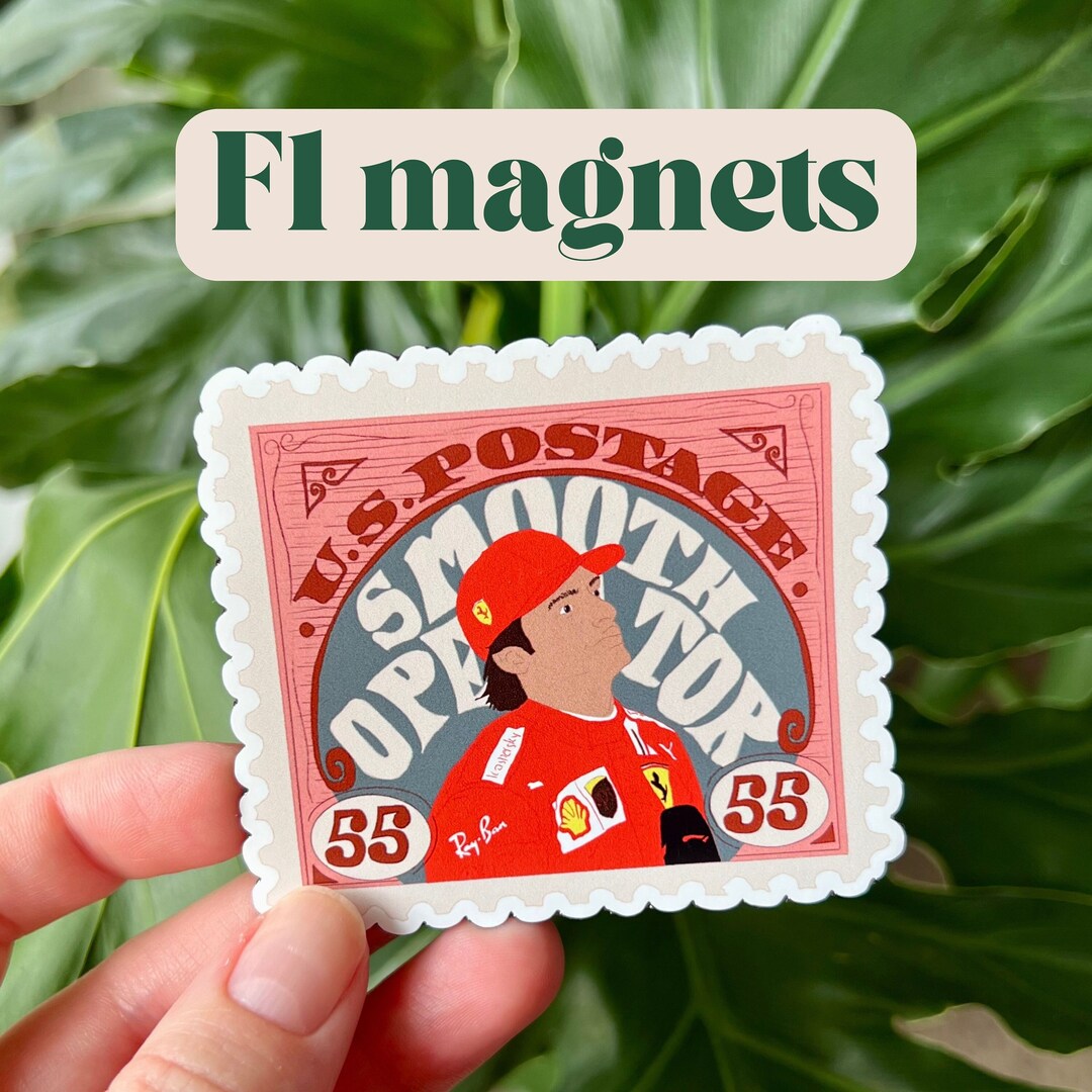F1 Stamp Magnets | F1 Magnet for Home Decor, Offices, and Kitchens ...