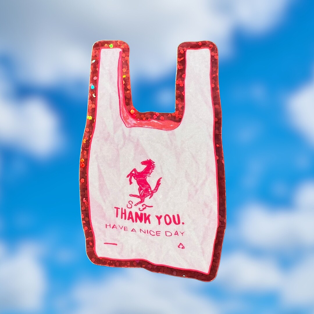 F1 Sticker | Ferrari Trash Bag Sticker | Cute F1 Sticker for Notebooks ...