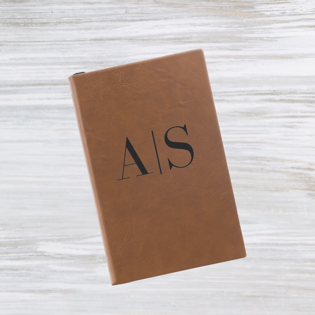 Custom Leatherette Journal. Personalized Notebook. - Etsy