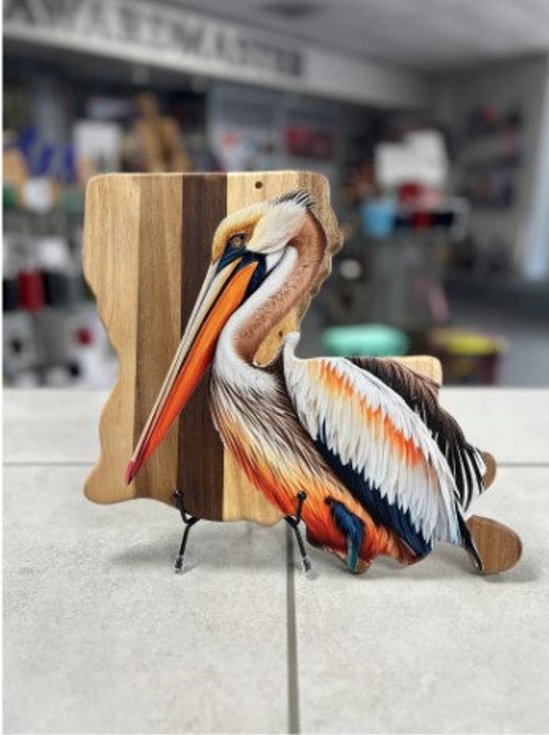 Louisiana Cutting Board. Pelican Display Board. - Etsy