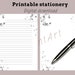 Letter Writing Set, Moon and Stars Printable Stationery, Bundle Lined ...