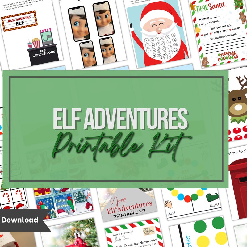Elf Printable - Etsy