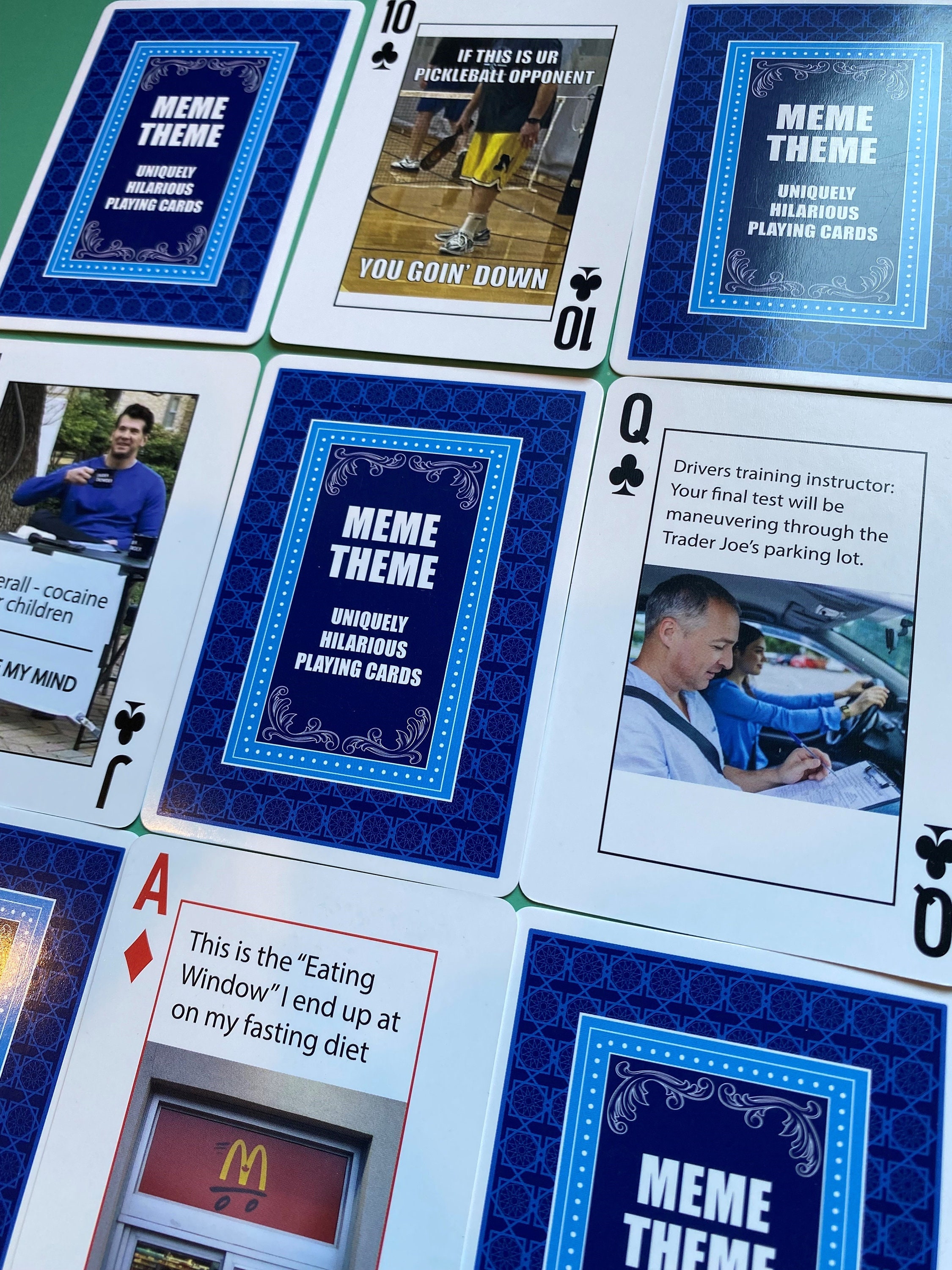 Meme Theme Playing Cards - 54 Uniquely Funny Cards. A Clever and Fun ...