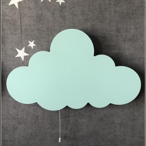 Cloud Wall Lamp, Cloud Night Light, Cloud Wall Art, Nursery Wall Decor ...