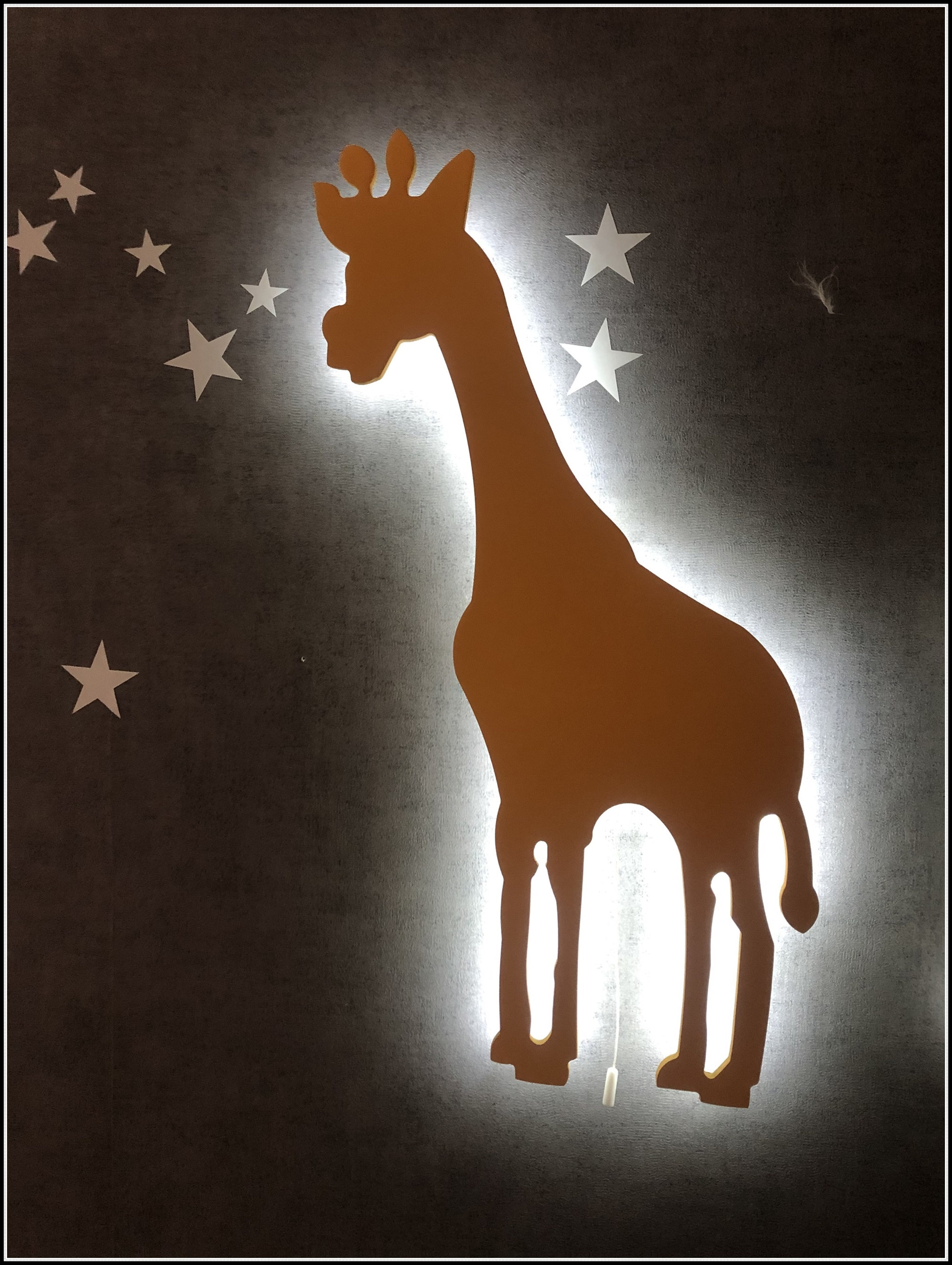 Giraffe Lamp, Safari Night Light, Animal Lamp, Elephant Lamp, Safari ...