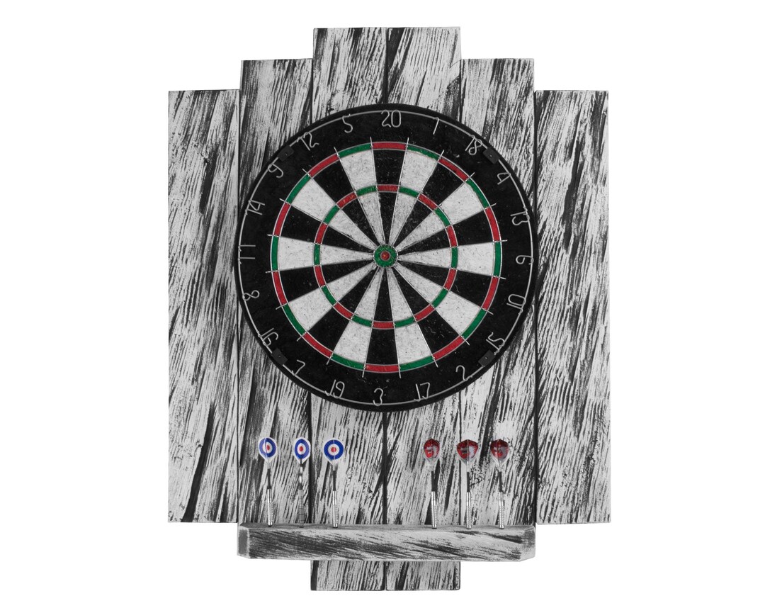 John Paddle Wooden Surround Dart Wall Protection in Loft Retro Vintage ...