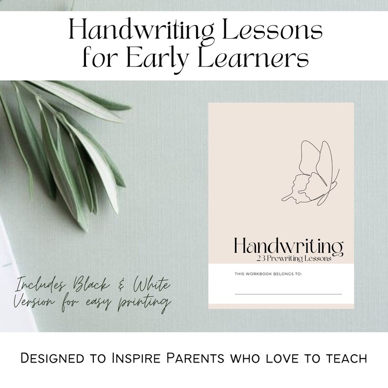Handwriting for Early Learners - Etsy